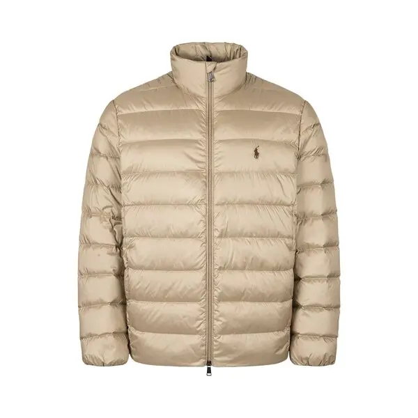 Polo Ralph Lauren Long Sleeve Matte Perpetual Colden Puffer Jacket 'rl Khaki - Tan