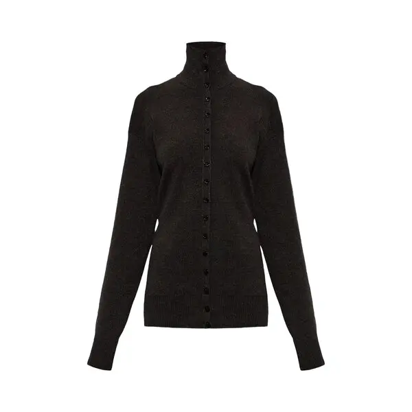 LEMAIRE Buttoned Top Melange