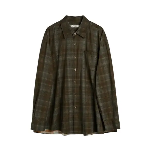 Our Legacy Borrowed Shirt 'check Print