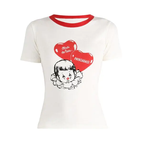WILLY CHAVARRIA Payasadas Ringer T-shirts 'masa