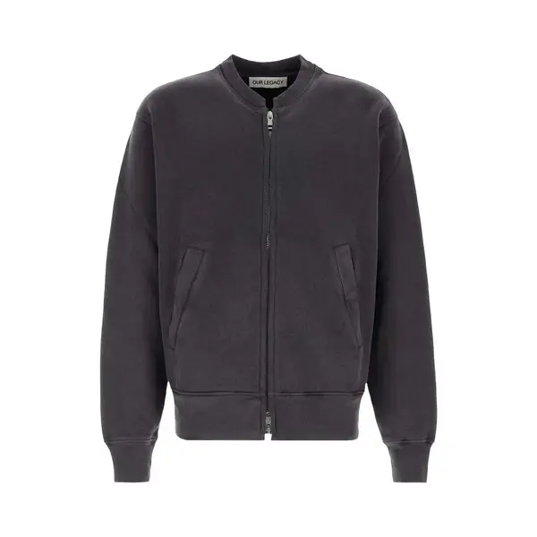 Our Legacy Rift Zip Sweatshirt 'relic Plum