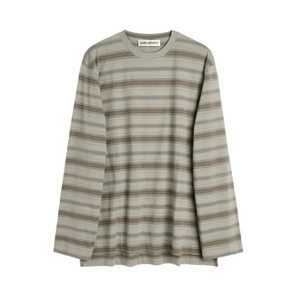Our Legacy Box Long-sleeve 'specture Stripe - Tan
