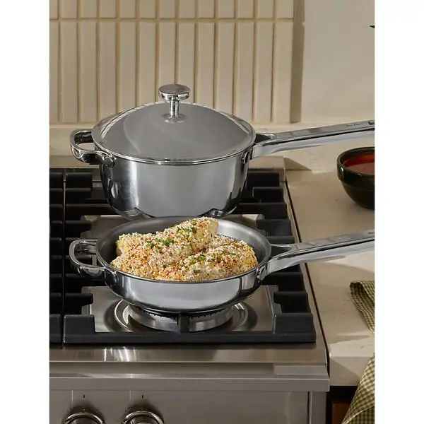 OUR PLACE Titanium Pro Cookware Set - Chrome