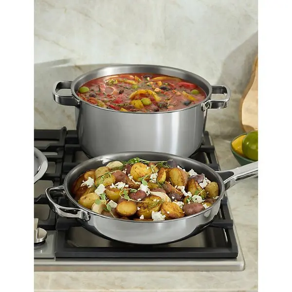OUR PLACE Titanium Pro Cookware Set - Chrome