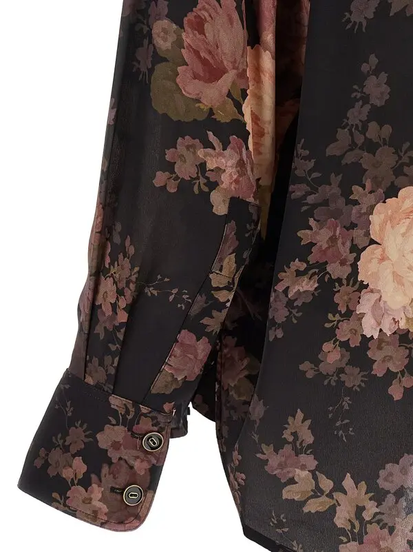 Zimmermann Illustration Lace Scarf' Shirt