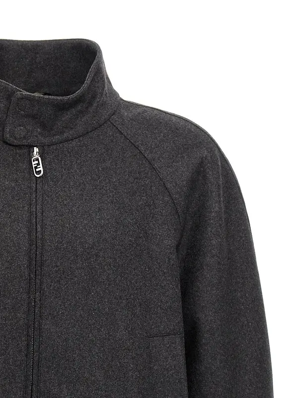 Fendi Cashmere Jacket - Gray