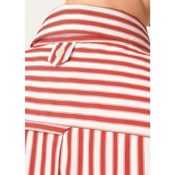 AMI Paris Faded Striped Cotton-poplin Shirt