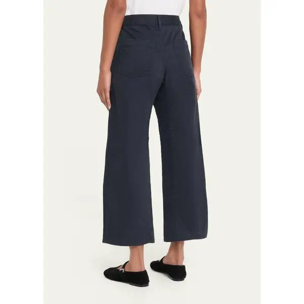 Moussy Vintage Gusset Mid-rise Ankle Cargo Pants