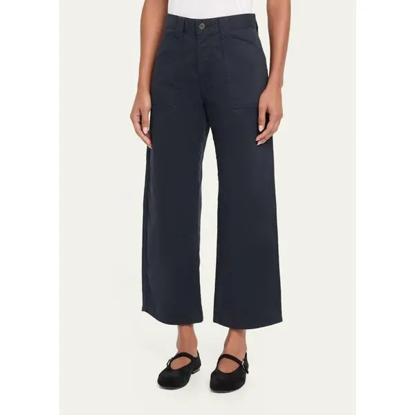Moussy Vintage Gusset Mid-rise Ankle Cargo Pants