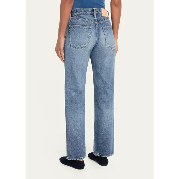 Moussy Vintage Wythe Mid-rise Straight-leg Jeans
