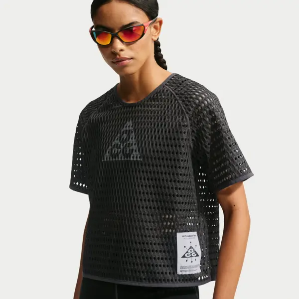 Nike Radical Airflow Dri-fit Short-sleeve Trail Running Top - Grey