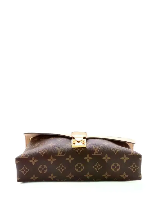 LOUIS VUITTON Pallas Chain Monogram Canvas And Calfskin Shoulder Bag