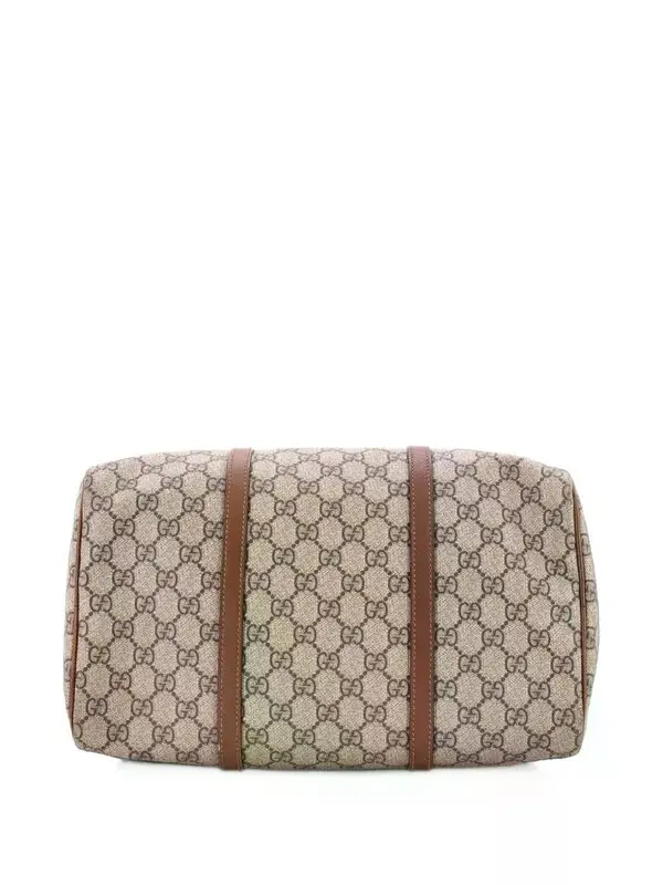 Gucci Nice Convertible Boston Bag Gg Coated Canvas Medium Satchel