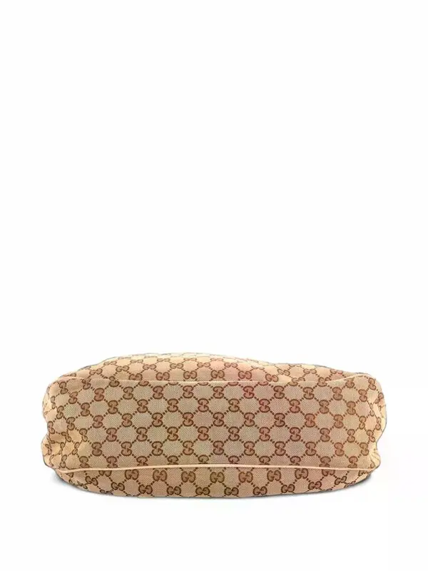 Gucci Sukey Gg Canvas With Leather Medium Hobo Bag