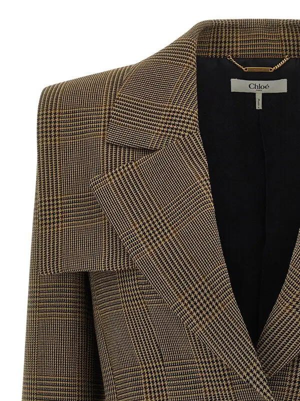 Chloé Cape Detail Blazer