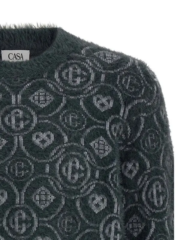 Casablanca Fluffy Monogram' Sweater