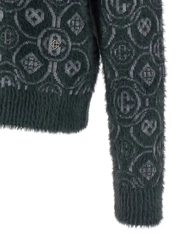 Casablanca Fluffy Monogram' Sweater
