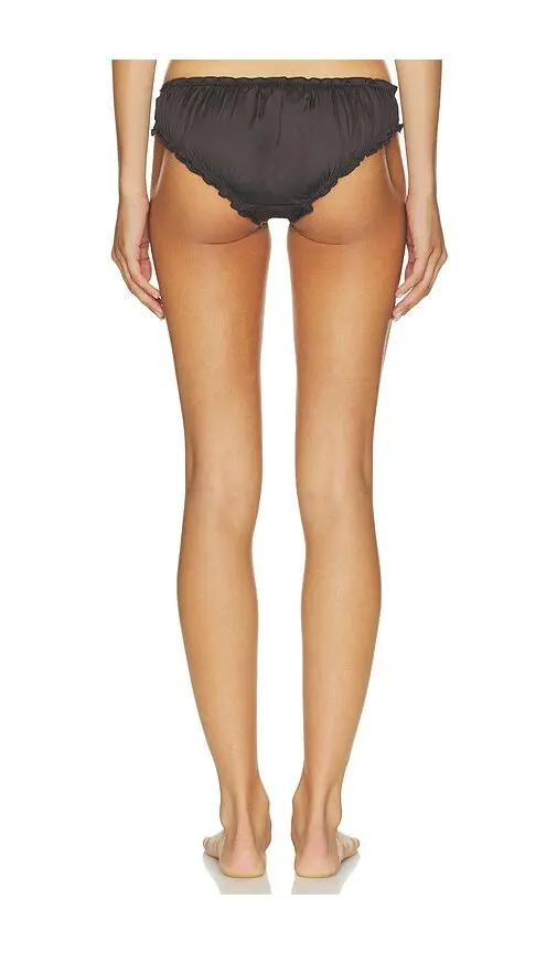 Free People X Intimately Fp Sleigh All Day Scrunch Underwear In Chocolate