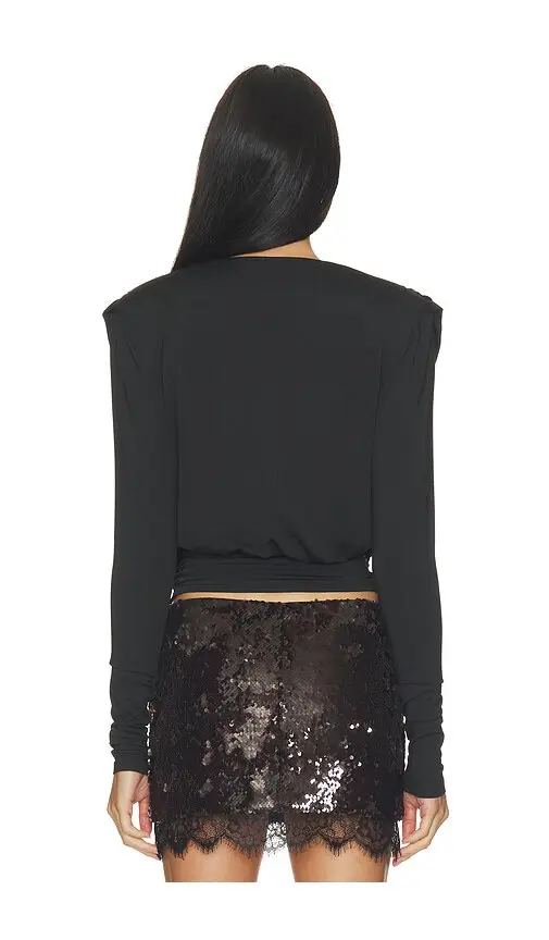 ALL THE WAYS Emma Drape Front Top