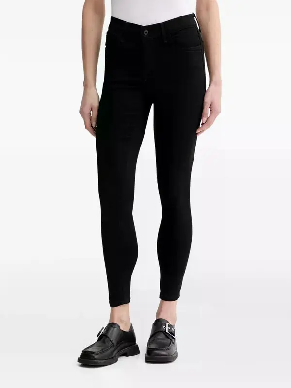 LEVI'S Logo-patch Skinny Jeans - Black