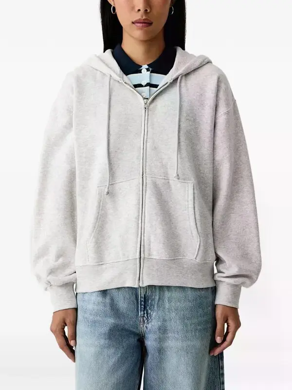 LEVI'S Logo-patch Zip-up Hoodie