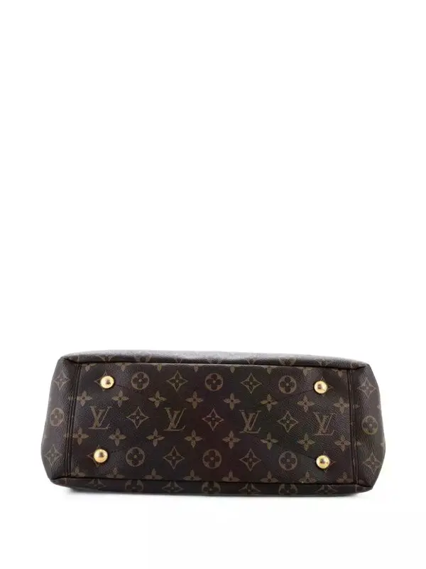 LOUIS VUITTON Pallas Tote Monogram Canvas With Leather Shoulder Bag
