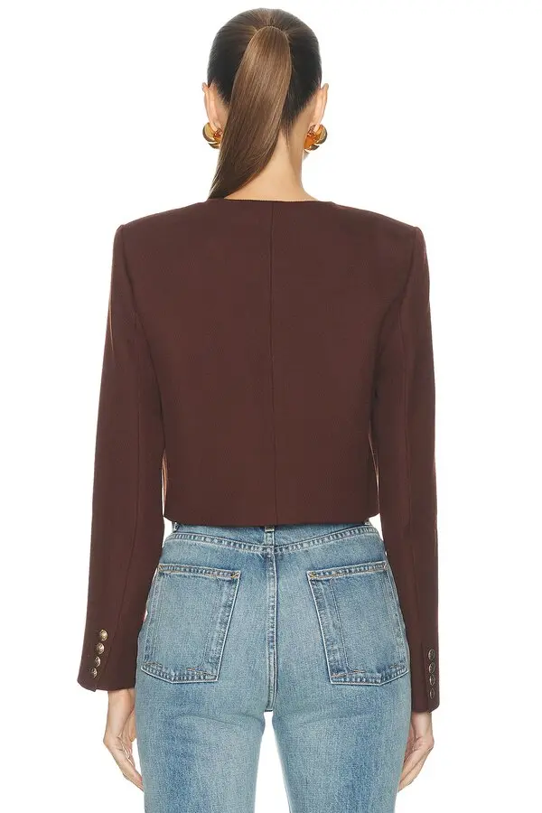 Citizens Of Humanity Sophia Jacket In Burgundy