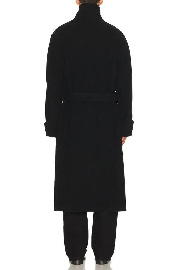LEMAIRE Double Wool Wrap Coat