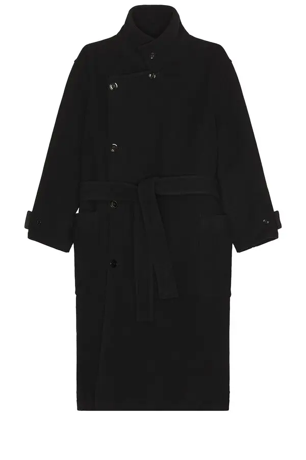 LEMAIRE Double Wool Wrap Coat