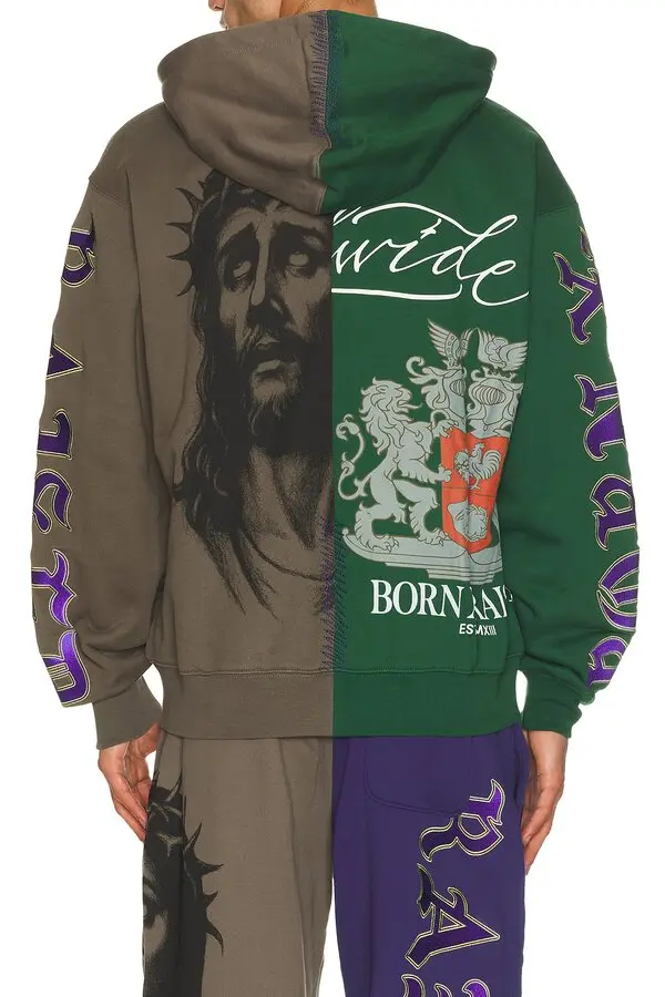 BORN X RAISED Mashup Zip-up Hoodie