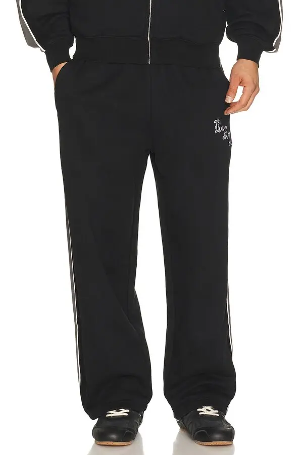 BORN X RAISED Sport Stripe Sweats - Black