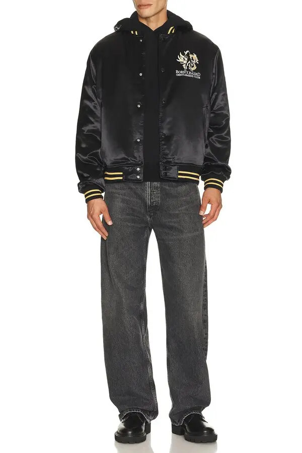 BORN X RAISED Gentlemens Club Souvenir Jacket