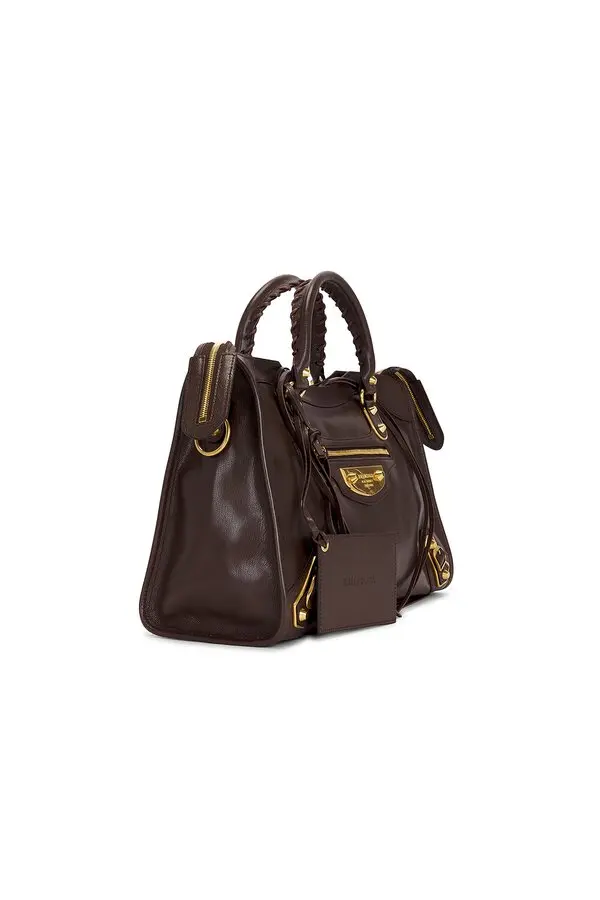 Balenciaga Le City Uptown Medium Bag In Chocolate