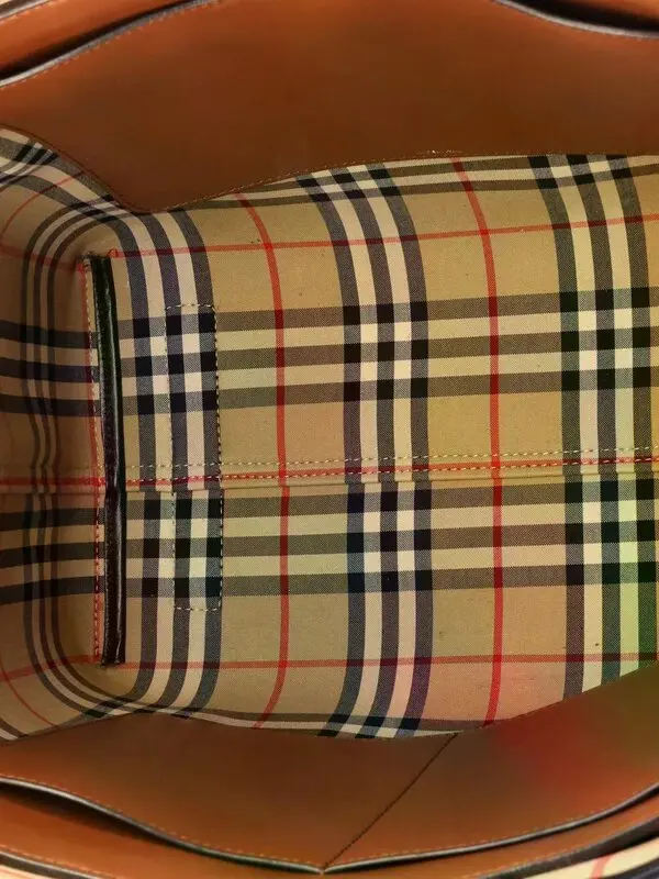 Burberry Belt Leather Large Tote Bag