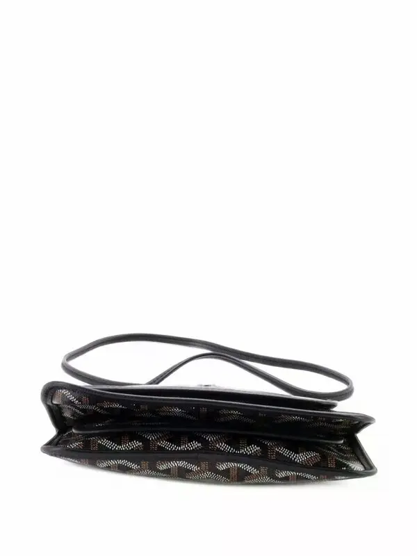 Goyard Plumet Clutch Wallet Coated Canvas Crossbody Bag