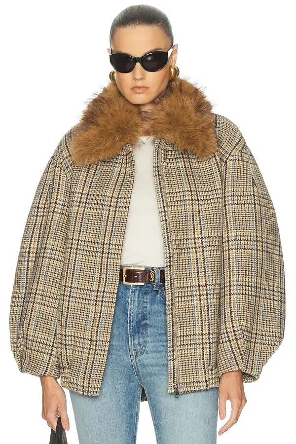 Ronny Kobo Savannah Jacket In Beige