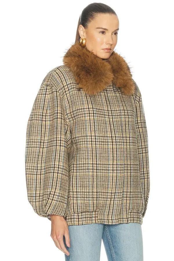 Ronny Kobo Savannah Jacket In Beige