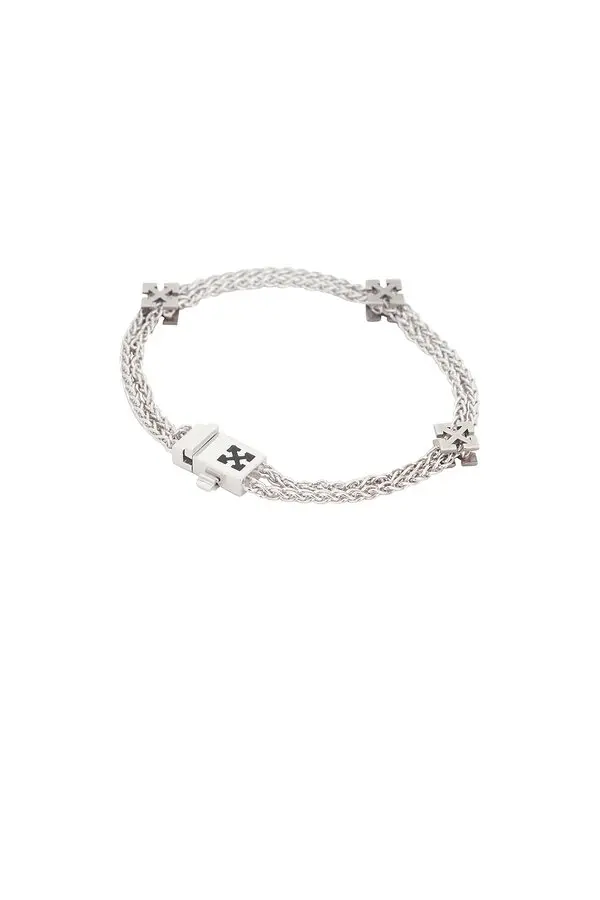 Off-White Arrow Bracelet In Metallic