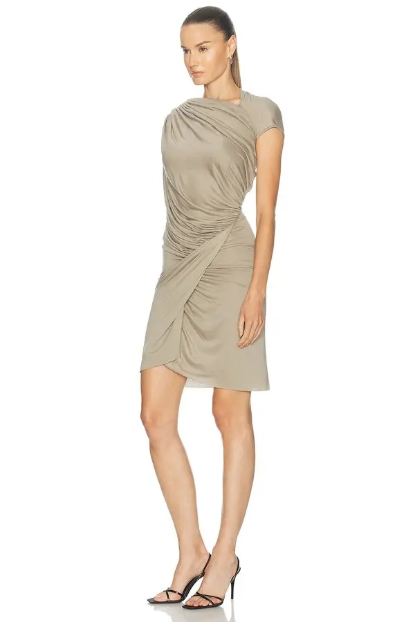 Rick Owens Ares Dress In Grey