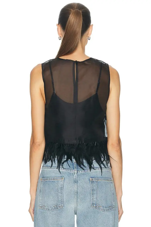 Staud Avi Silk Top