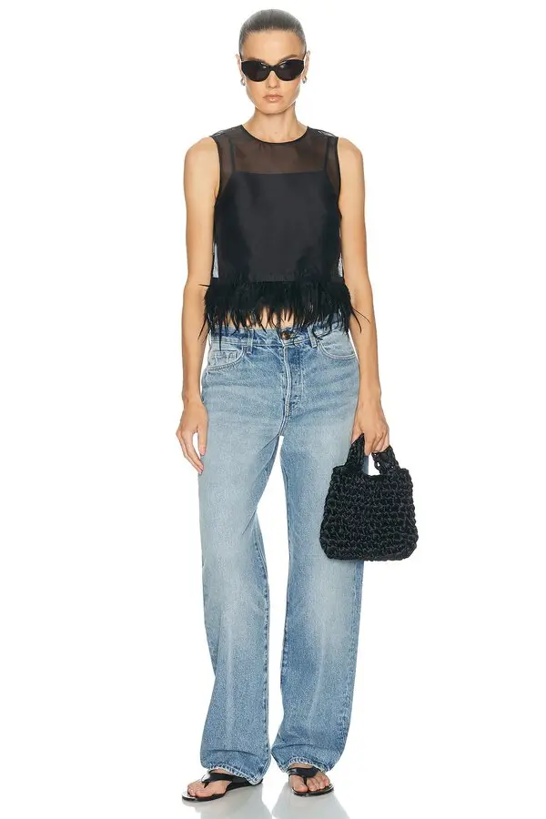 Staud Avi Silk Top