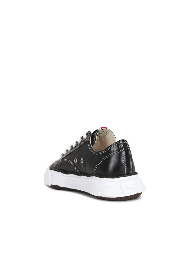 Mihara Yasuhiro Peterson23 Wrinkled Leather Lowtop Sneakers