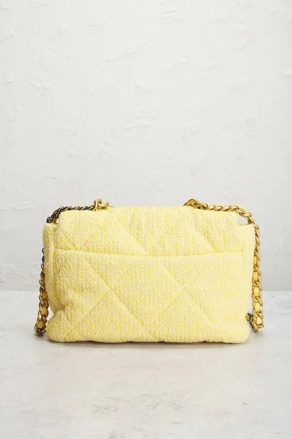 Chanel Tweed Large 19 Flap Bag