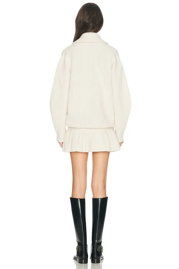 HELSA Blanche Peplum Cardigan