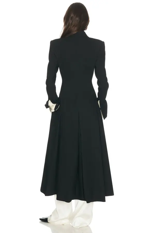 HELSA Wool Blend Asymmetrical Suiting Jacket With Slits