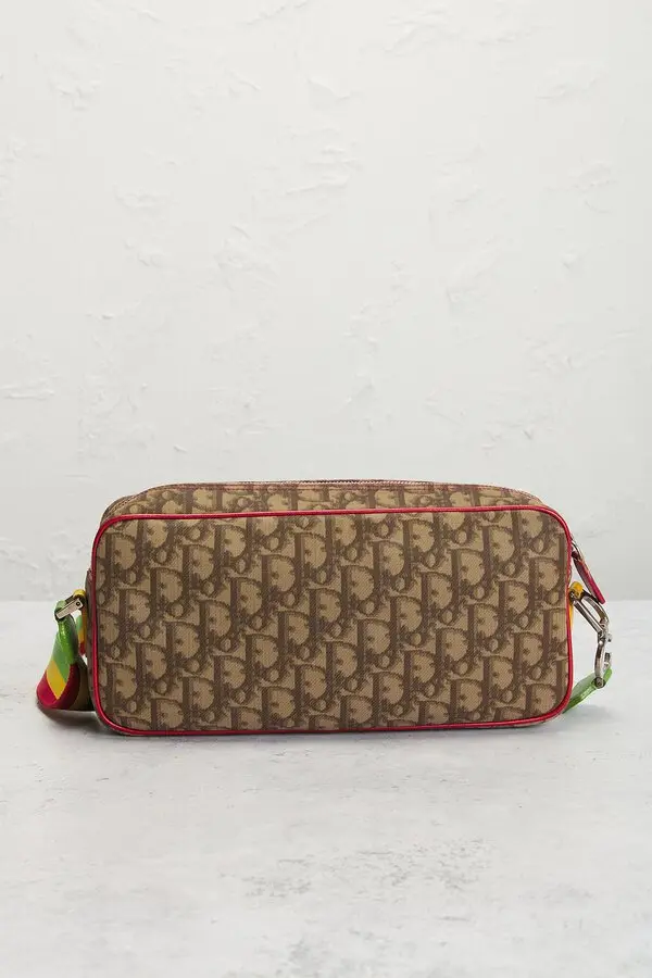 Dior Vintage Trotter Rasta Messenger Bag
