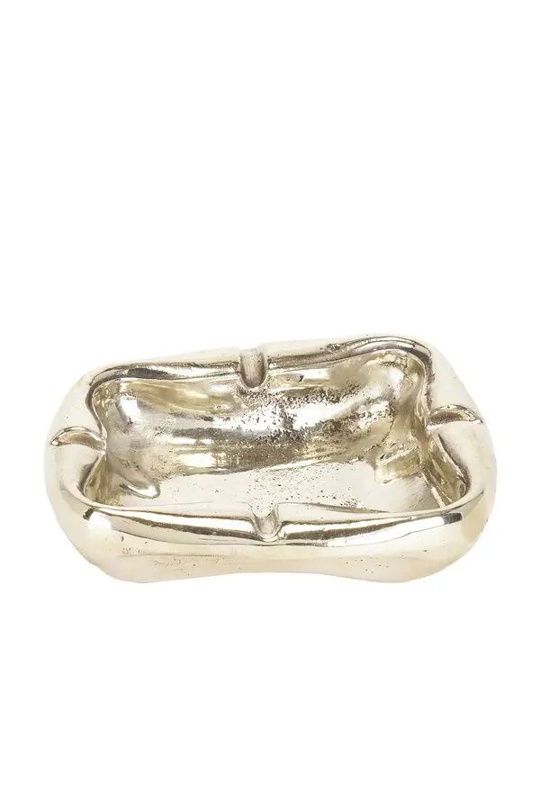 ANASTASIO HOME Atomic Ash Tray In Metallic Silver