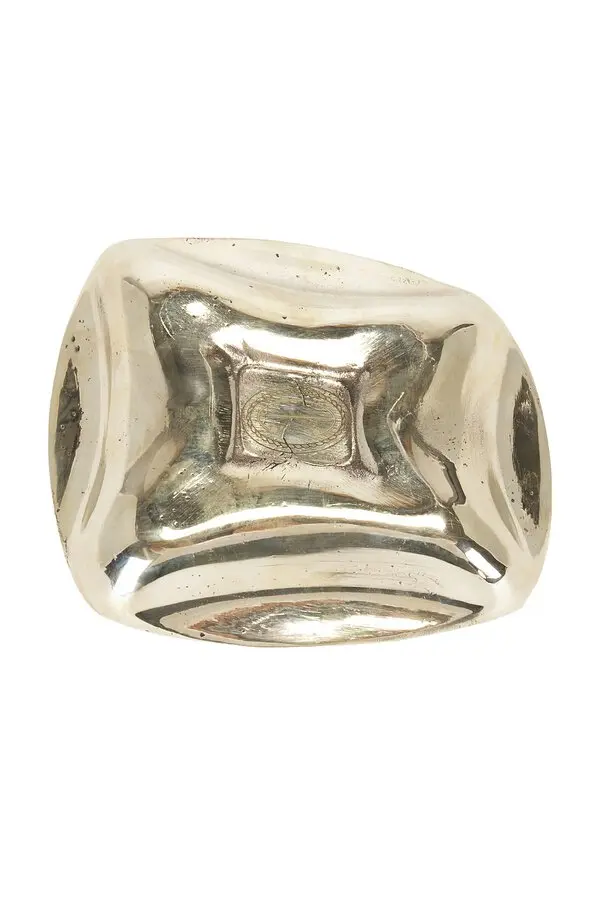 ANASTASIO HOME Atomic Ash Tray In Metallic Silver