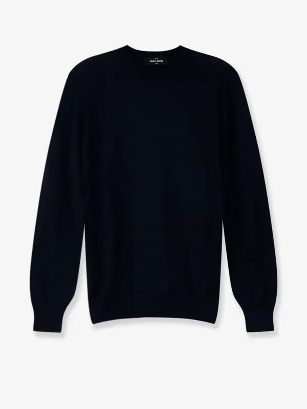 GRAN SASSO Virgin Wool, Cashmere, And Silk Blend Sweater - Blue
