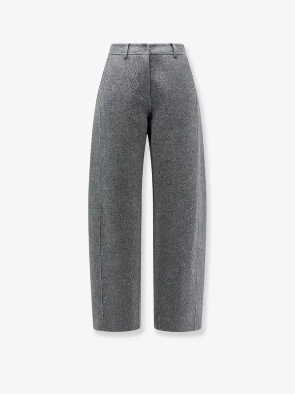 R2W Wool And Cashmere Trousers - Gray